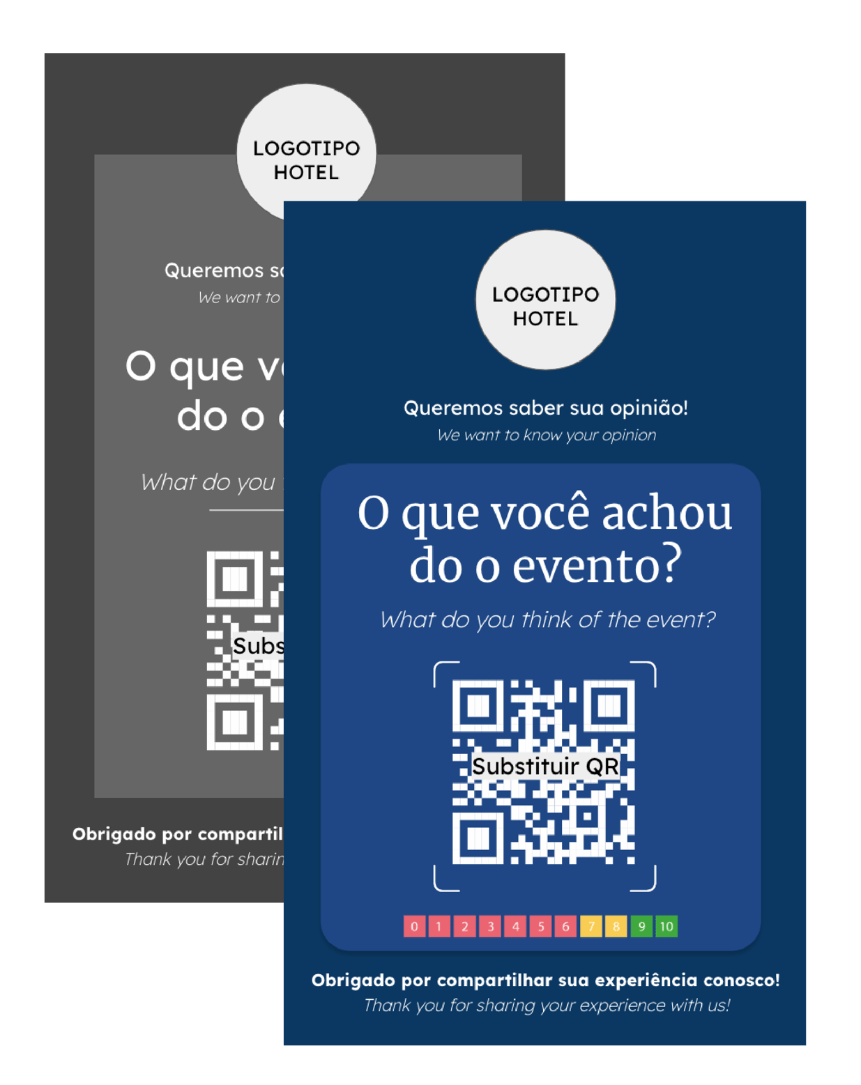 Modelos de QR para eventos
